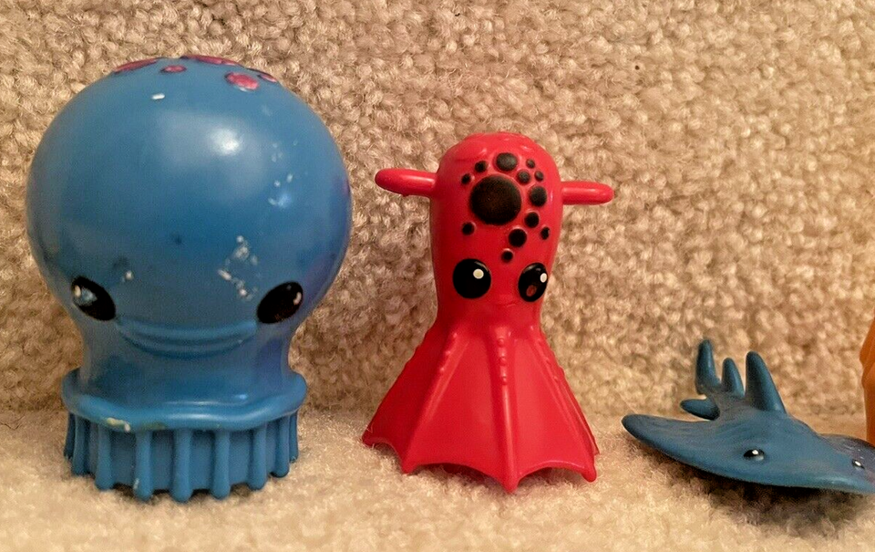 5 Fisher Price Octonauts Sea Creatures Figures Lot Eel Angler Fish Ray ...