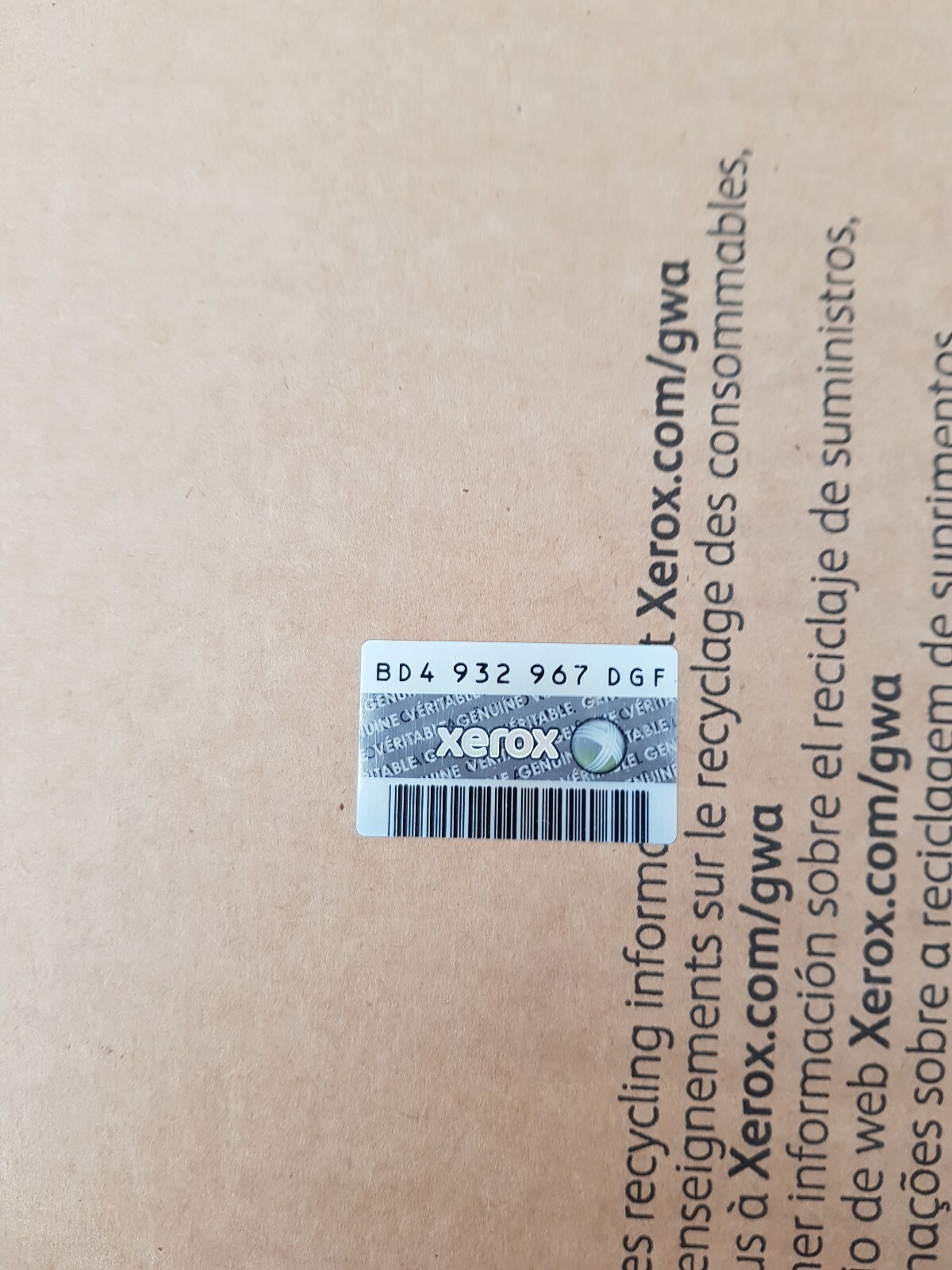 Genuine & Sealed Xerox 2 x Laser Toner Cartridges 006R01552 5865 5875 ...