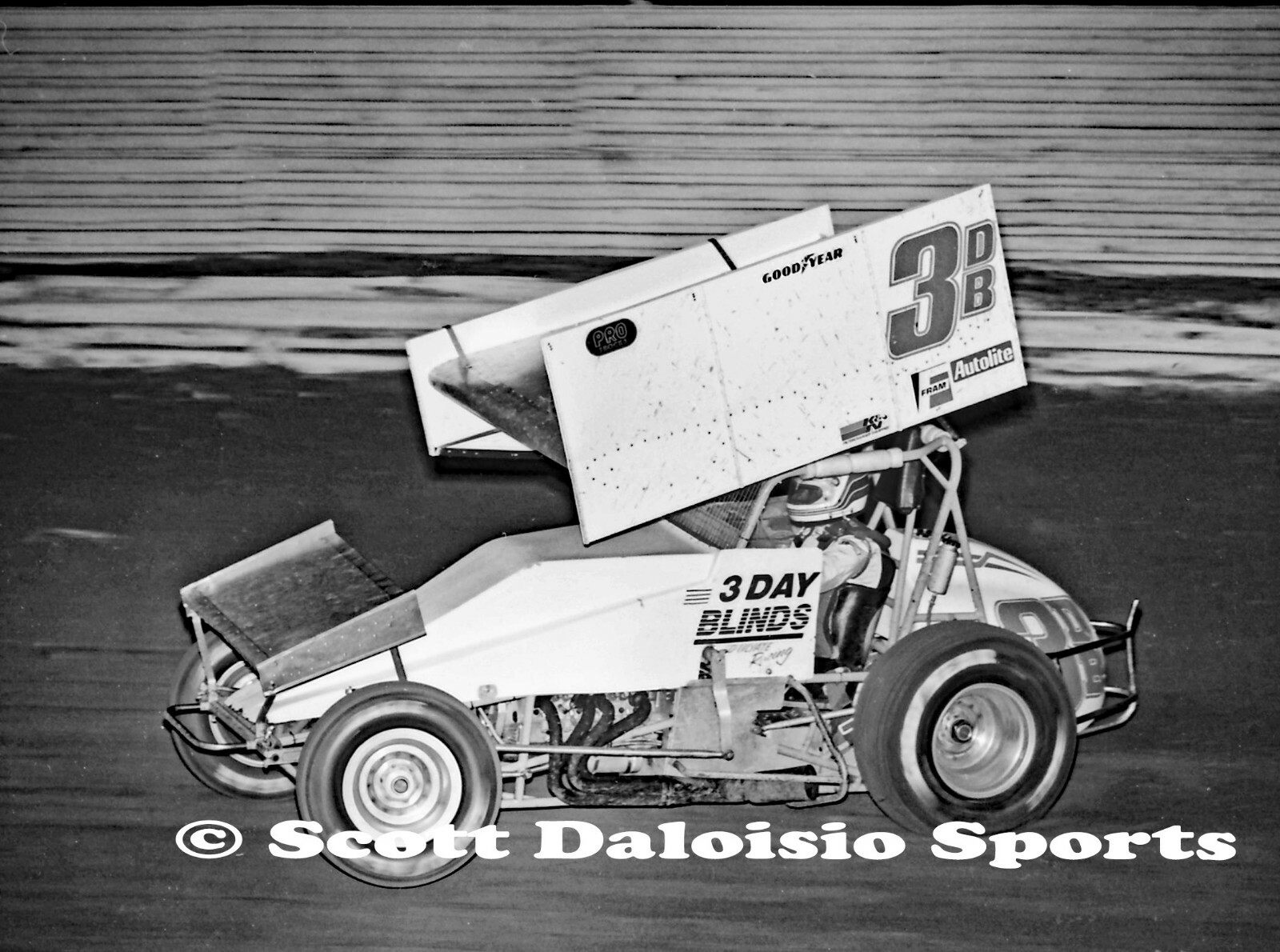 1987 Ron Shuman Manzanita Speeway 8 x 10 World of Outlaws Sprint Car ...