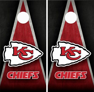 Kansas City Chiefs Cornhole Wrap Skin Board NFL Sports Vinyl Decal GC67 ...