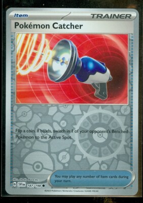 Pokemon POKEMON CATCHER 187/198 Scarlet & Violet Rev Holo - - MINT | eBay