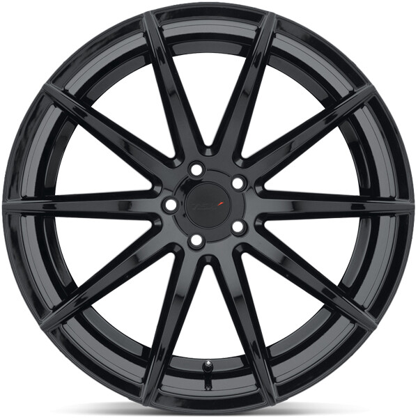 (Set of 4) TSW Clypse 18x8.5 5x112 +42mm Gloss Black Wheels Rims 18 ...