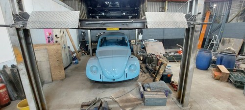 BRADBURY 4 POST RAMP WITH WHEEL FREE BEAMS AND JACKING BEAM (3 Phase ...