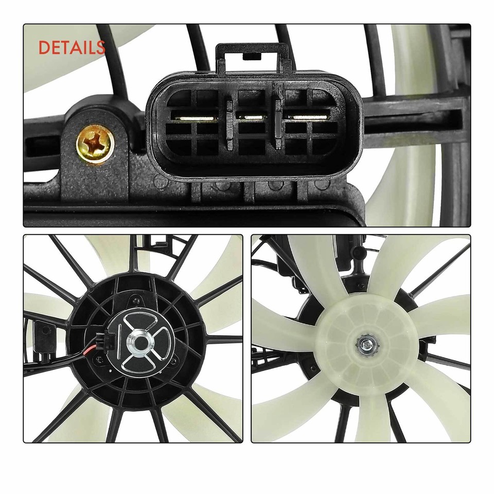 Dual Radiator Fan Assembly With Control Module for Lexus GS350 2013 ...