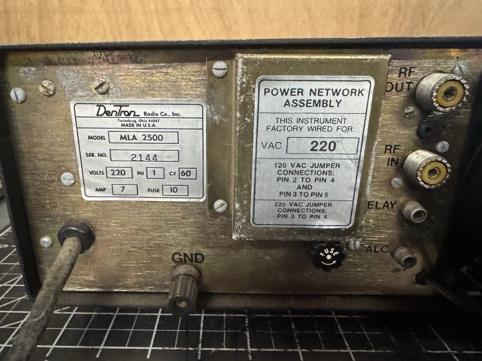Dentron MLA-2500 HF Linear Amplifier – Ham Radio – Clean Estate ...
