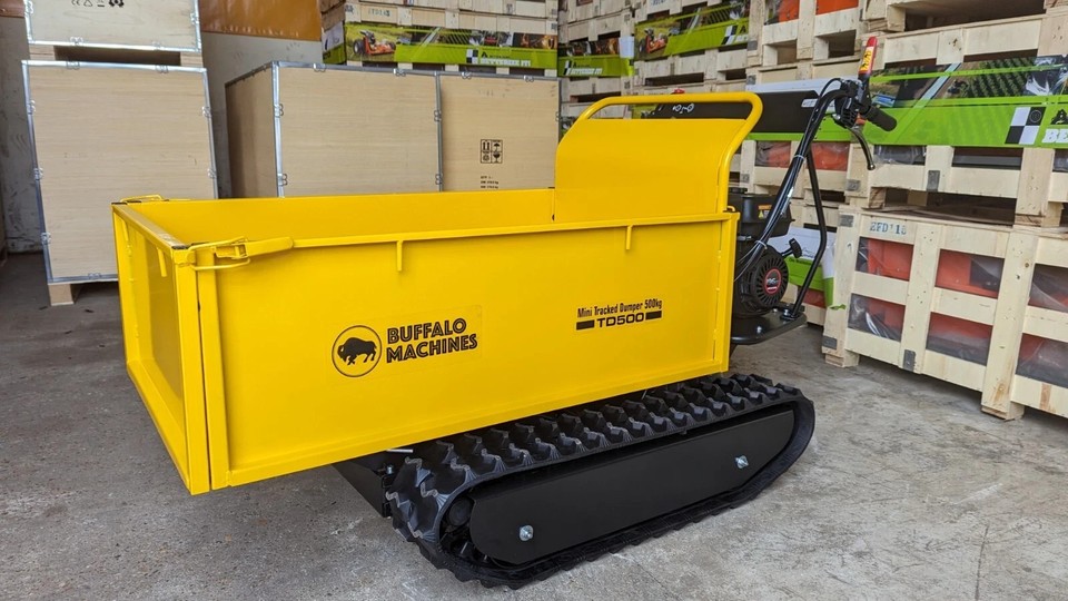 Buffalo TD 500KG Tracked Mini Dumper - Hydraulic Tip - Power Barrow ...