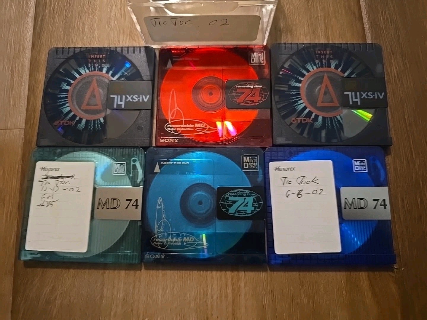 Lot Of 6 Mini Disc Recordable MD 74 | eBay