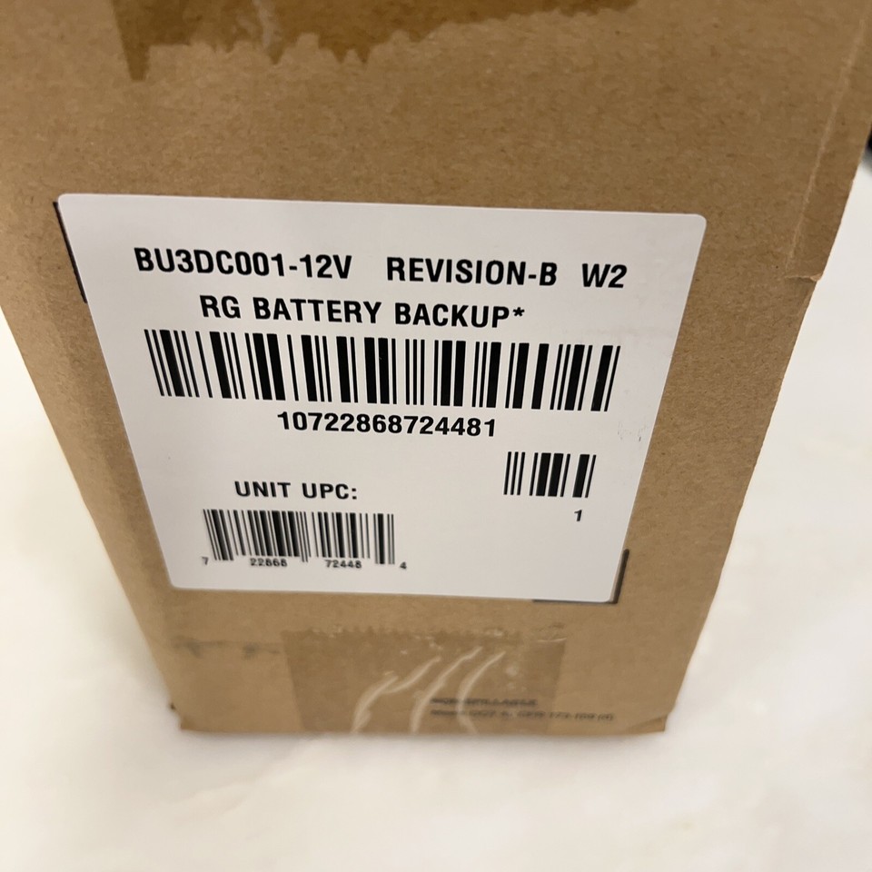 Belkin RG Battery Backup Unit Rev B UPS BU3DC001 12V Op.Bx Unit Only NO ...