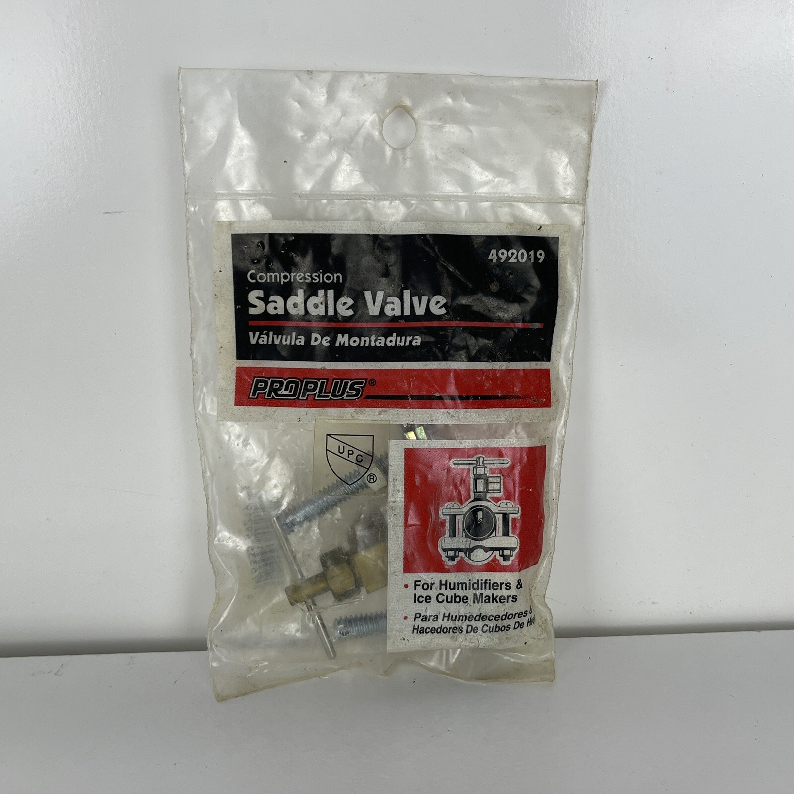 ProPlus Compression Saddle Valve 1/4in #492019 for humidifier & Ice ...