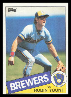 1985 Topps Super #37 Robin Yount Milwaukee Brewers | eBay