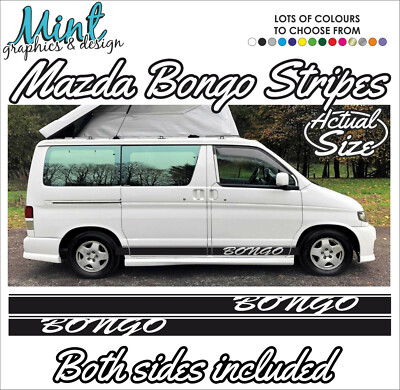 Mazda Bongo Camper Side Stripes Decals Aero Stickers Van Graphics FREE ...