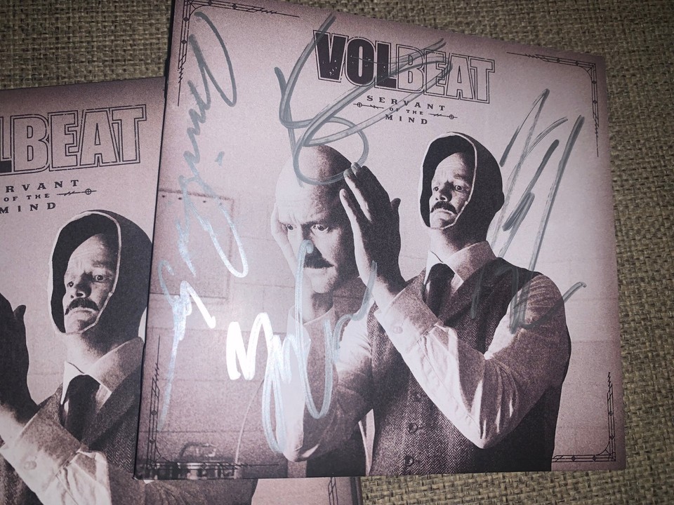 VOLBEAT - SERVANT OF THE MIND - STRICTLY LIMITED HAND SIGNED ...