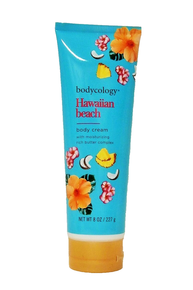 Bodycology Hawaiian beach Body Cream with rich Butter Complex 8oz *2 ...