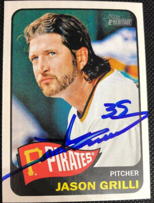 Jason Grilli Pirates 2014 Topps Heritage Signed Autographed Card #267 ...