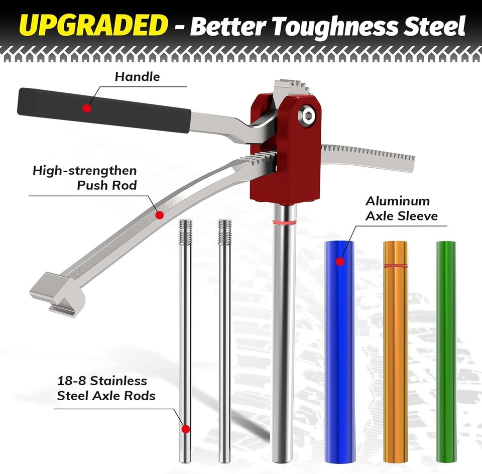 Dirt Bike Tire Changing Tool Kit,16" to 21" Wheels -15/17/20/25mm Axles ...
