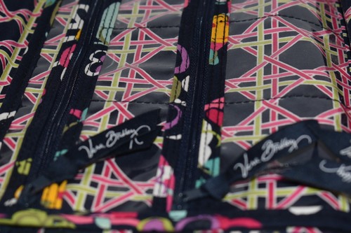 Vera Bradley Organizer in Retired Ribbons Pattern (2012) | eBay