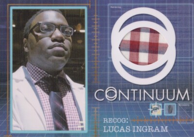 2014 CONTINUUM 1&2 OMARI NEWTON AS LUCAS INGRAM CC10 RELIC COSTUME CARD ...