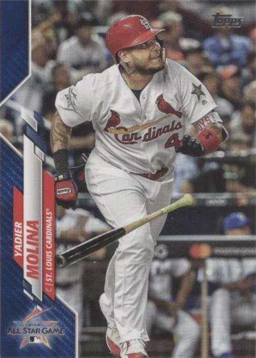 2020 Topps Update Series - All-Star Yadier Molina #U-169 Royal Blue for ...