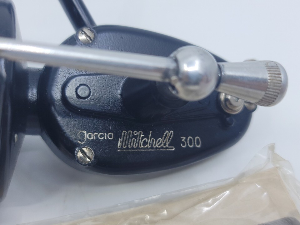 NEW Vintage Garcia Mitchell 300 Spinning Reel in Box with NEW Spool ...