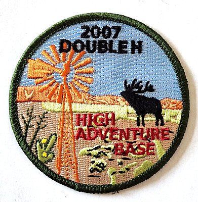 Double H High Adventure Base (NM) HH12 2007 Pocket Patch BSA | eBay