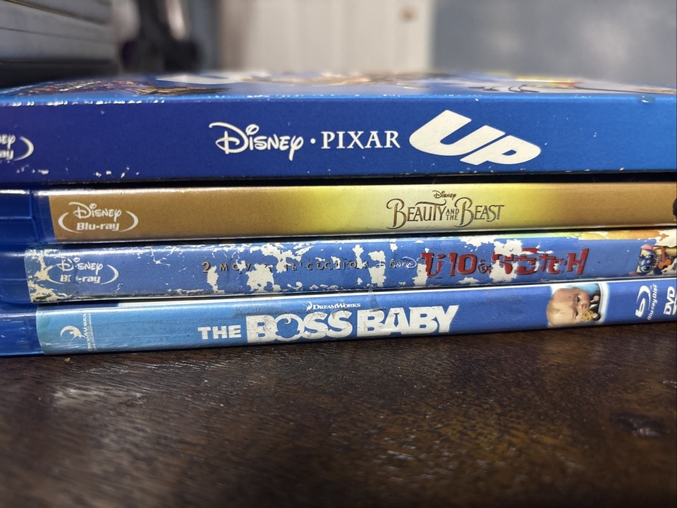 Disney Pixar DVD Lot Kids Movies Finding Nemo Cars Up Incredibles ...