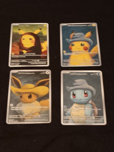4 Starry Night Pokemon x Van Gogh Promo Card - NM | eBay