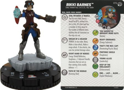 Rikki Barnes - 072 Chase M/NM with Card Marvel Avengers Fantastic Four ...