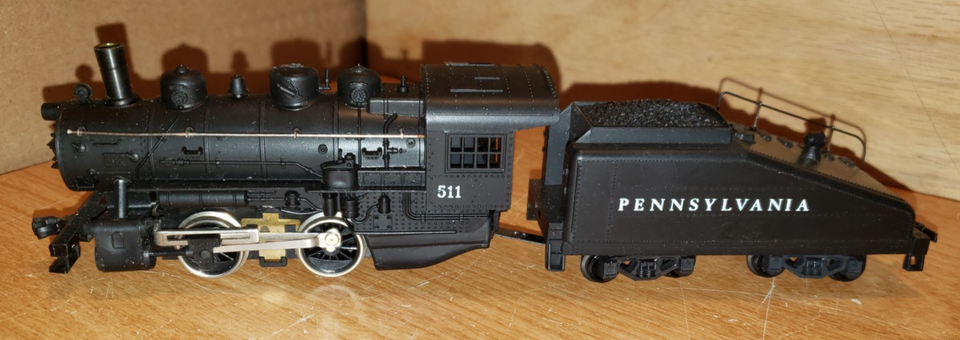 AHM Charmerz HO Scale Penn 0-4-0 Steam Locomotive w/Tender #511 Tested ...