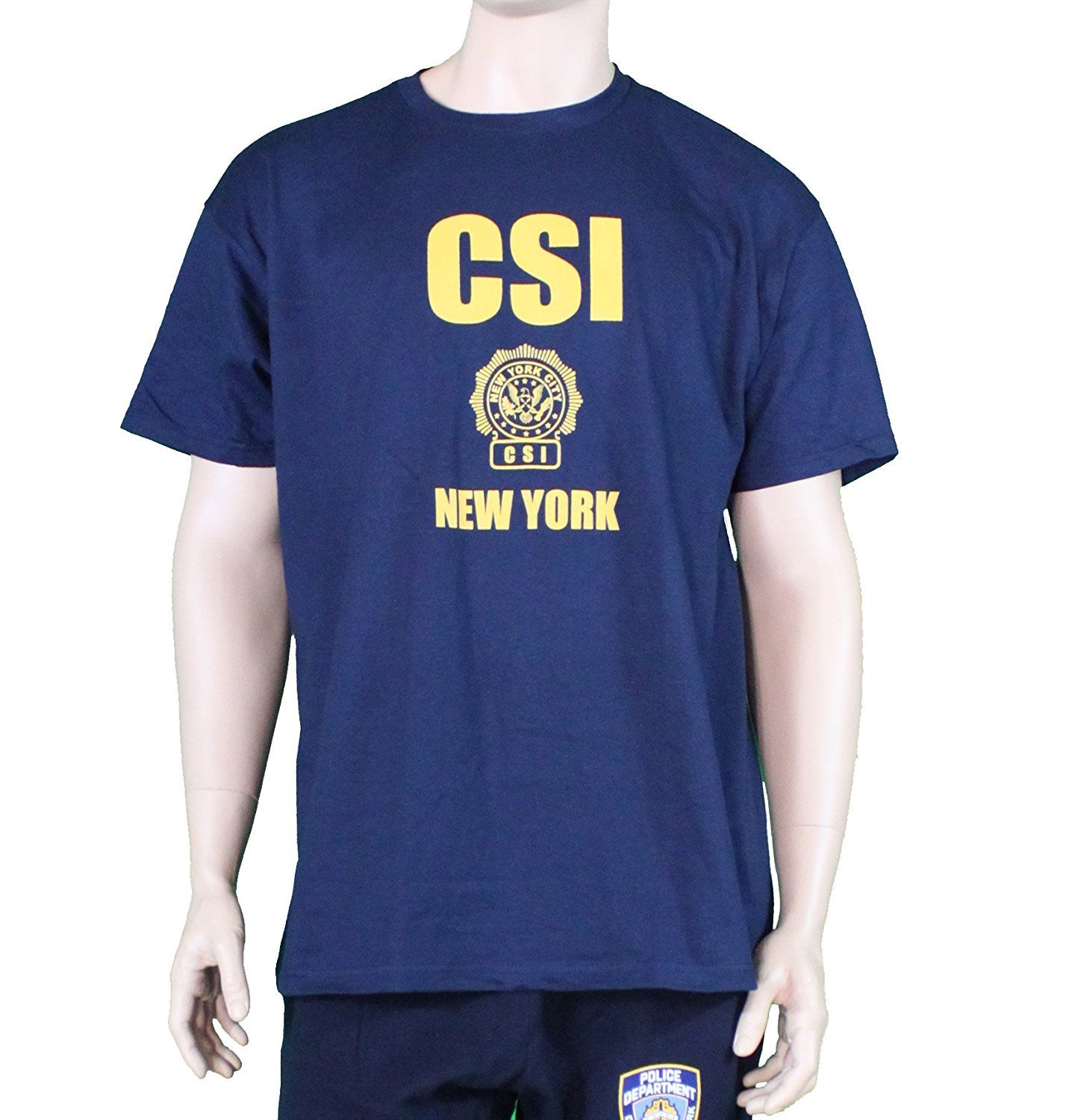 CSI New York City Crime Scene Tee Investigation T-Shirt Navy Police ...