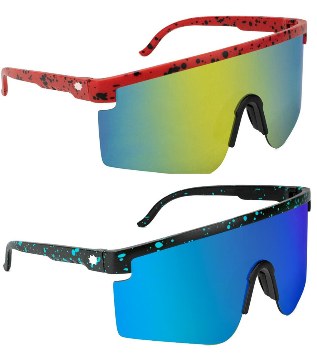 Glassy Sunhaters Logo Glassy Morrison Polarized Black / Blue Mirror