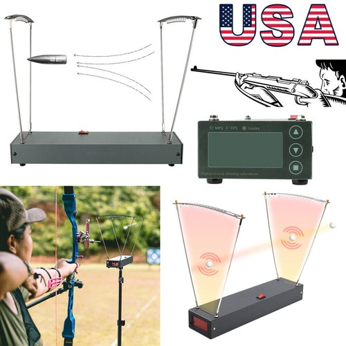 Shooting Chronograph 4-6500FPS Ball Bullet Measure Bow Arrow Velocity ...