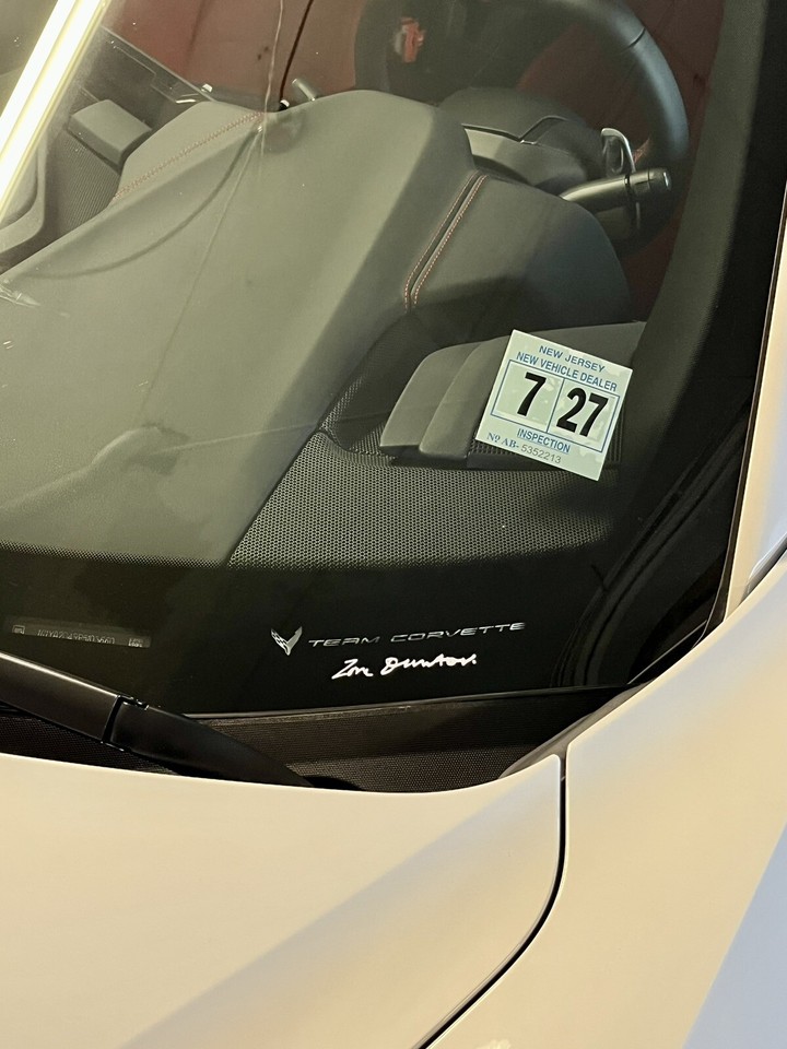 NEW C8 Corvette Zora Signature Windshield Decal | Custom | Bumper