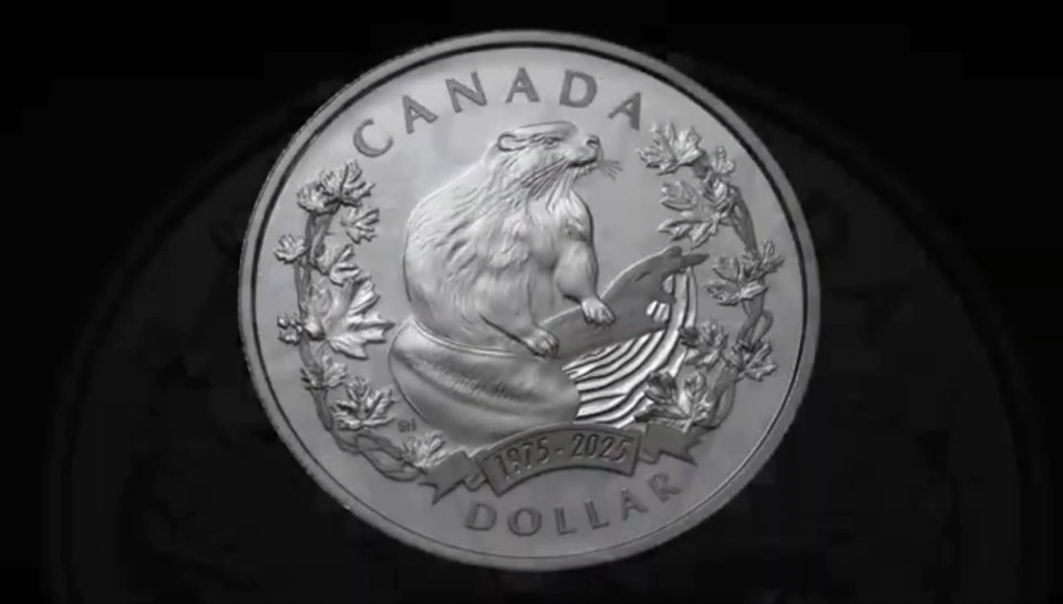 BEAVER Symbol 50th Anniversary 2025 CANADA .9999 Silver Dollar $1 Coin ...