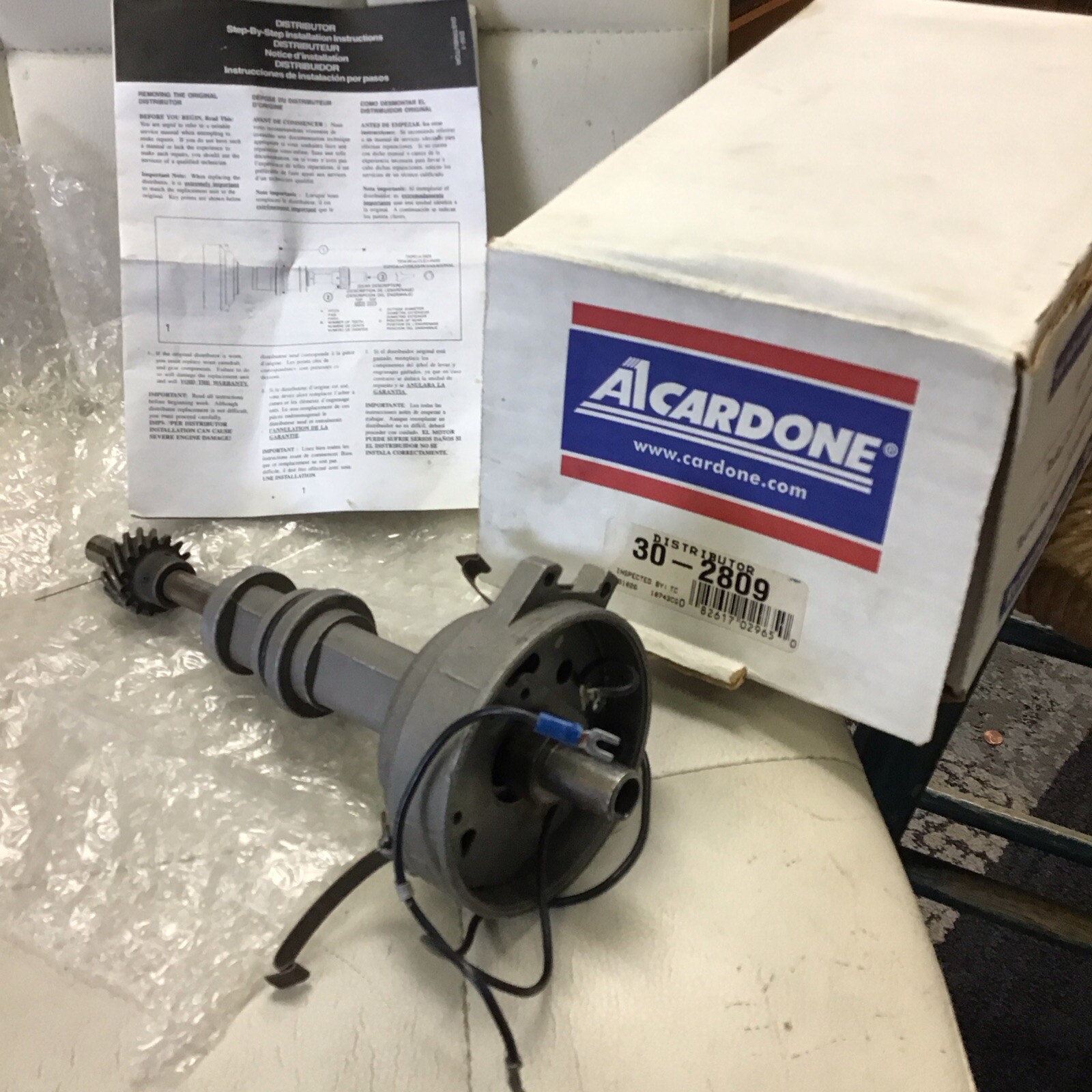 Distributor Cardone 30-2809 Reman See Picture For Details | eBay