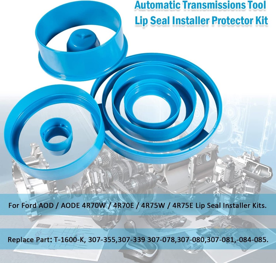 Transmission Tool Lip Seal Installer Protector Set for Ford AOD AODE ...