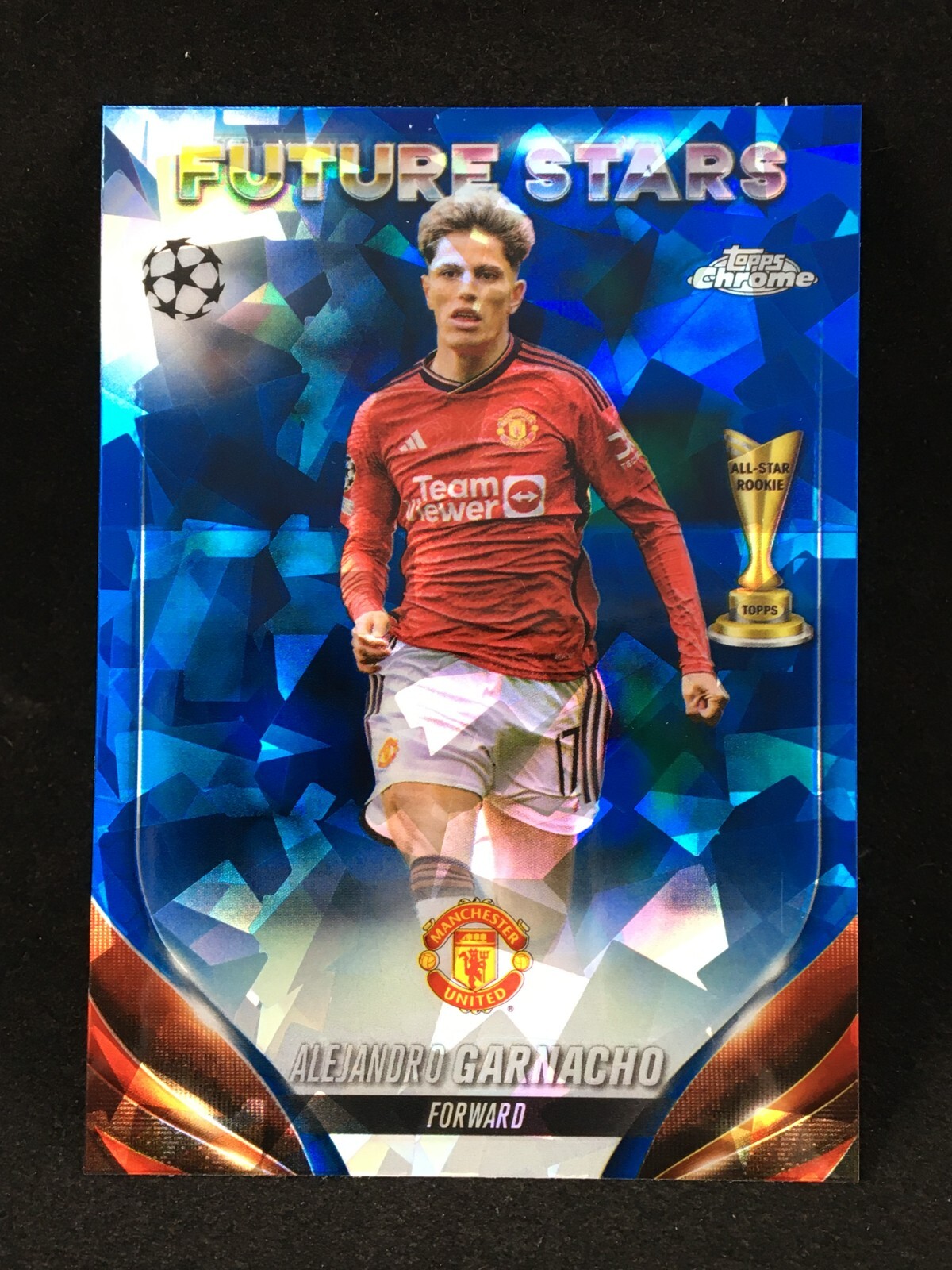 Alejandro Garnacho 2023-24 Topps Chrome SAPPHIRE UEFA Future Stars #115 ...