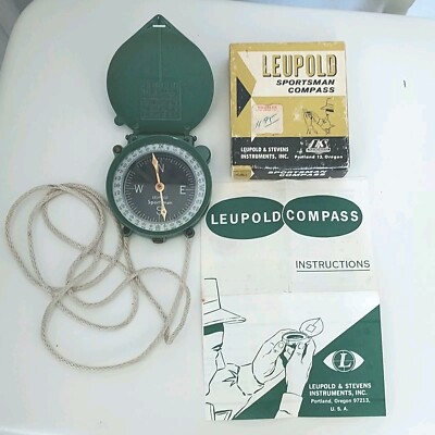 Vintage Leupold Sportsman Compass With Box & Instructions | eBay