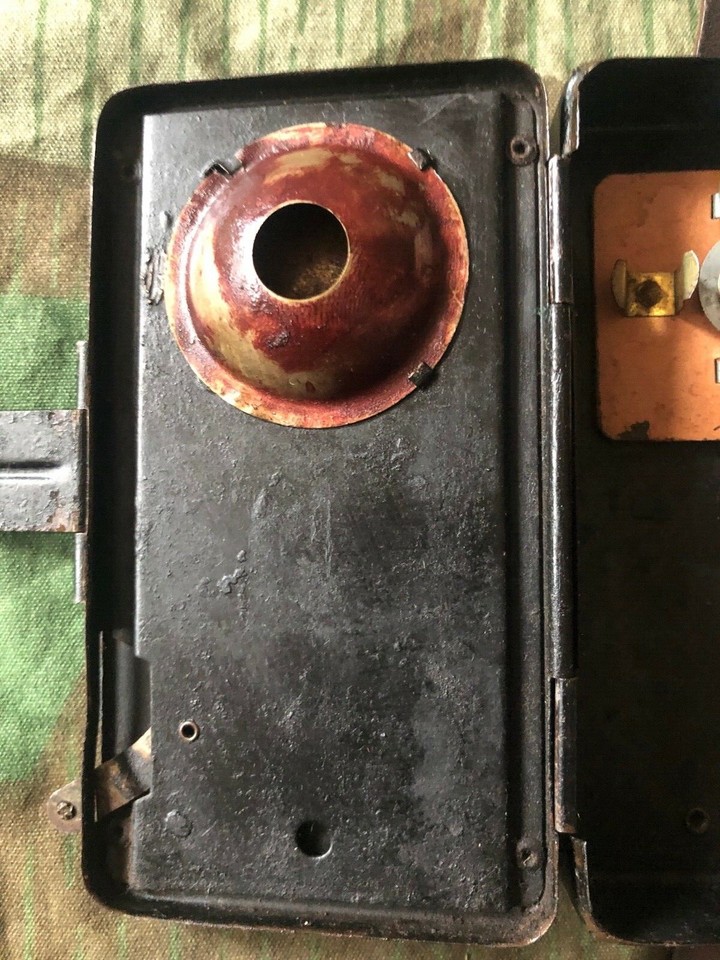 WW2 WWII GERMAN TORCH FLASHLIGHT LATERN PERTRIX 679L WEHRMACHT MILITARY ...