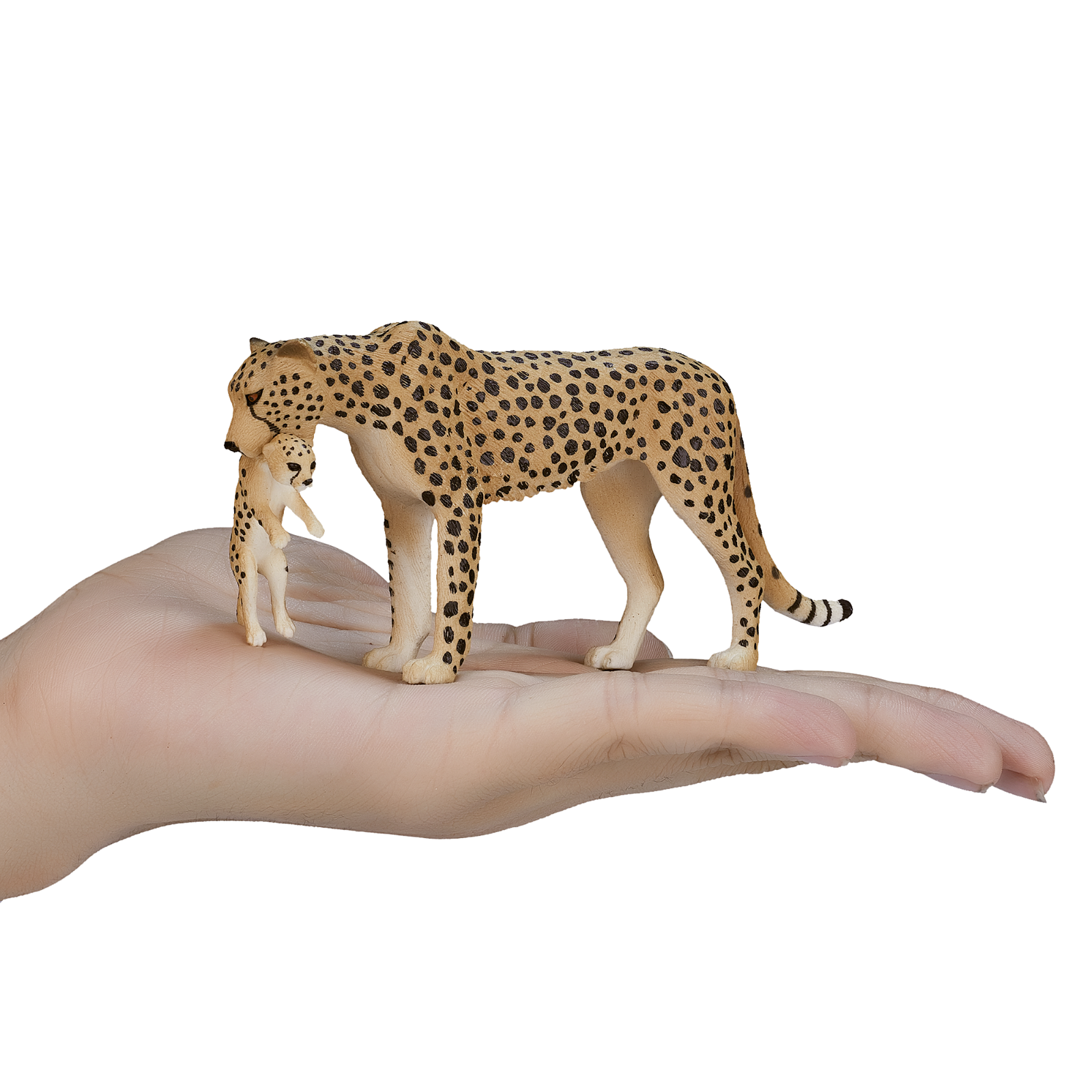 .Mojo CHEETAH & CUB Wild zoo animals play model figure toy plastic ...