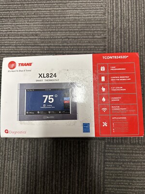 Trane XL824 Connected Control Programmable Wi-Fi Smart Thermostat ...