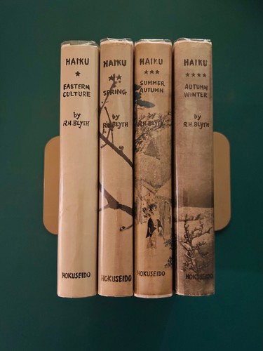 Poetry, Haiku, R.H.Blyth, 4 Vol, Culture, Spring, Summer-Autumn, Autumn ...