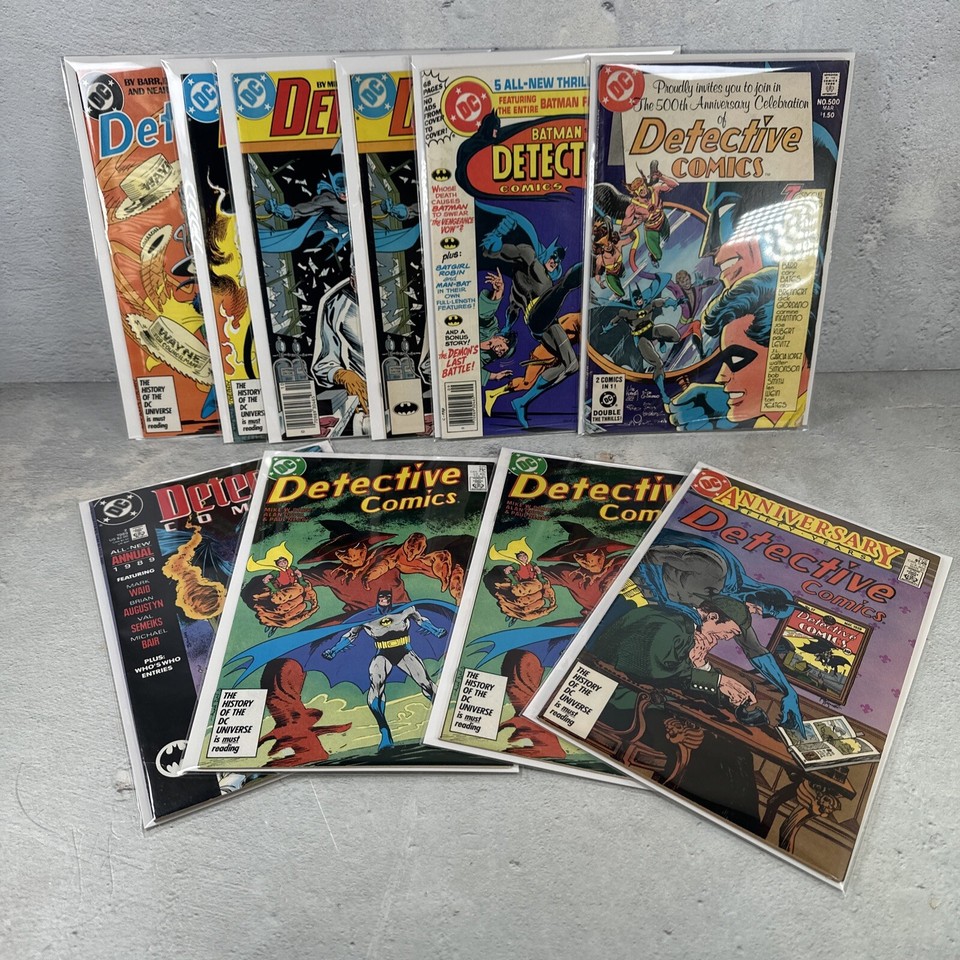 Lot of 41: 1979-1992 Detective Comics Batman #485-648 DC VF/NM Lot | eBay