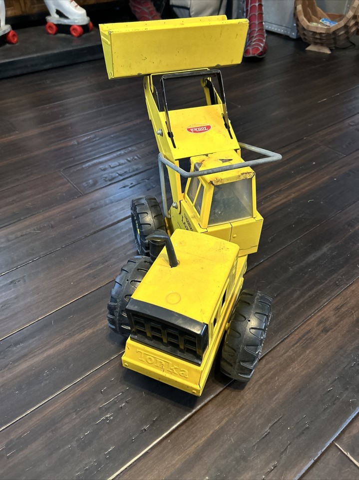 Vintage Mighty Tonka Front End Loader #3920 Pressed Steel 1970's Turbo ...
