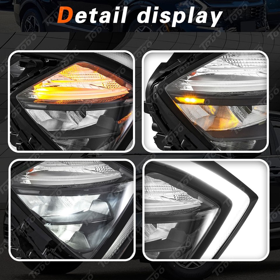 For 2022-2024 Kia Sportage SX EX LX Headlight LED Passenger Side ...