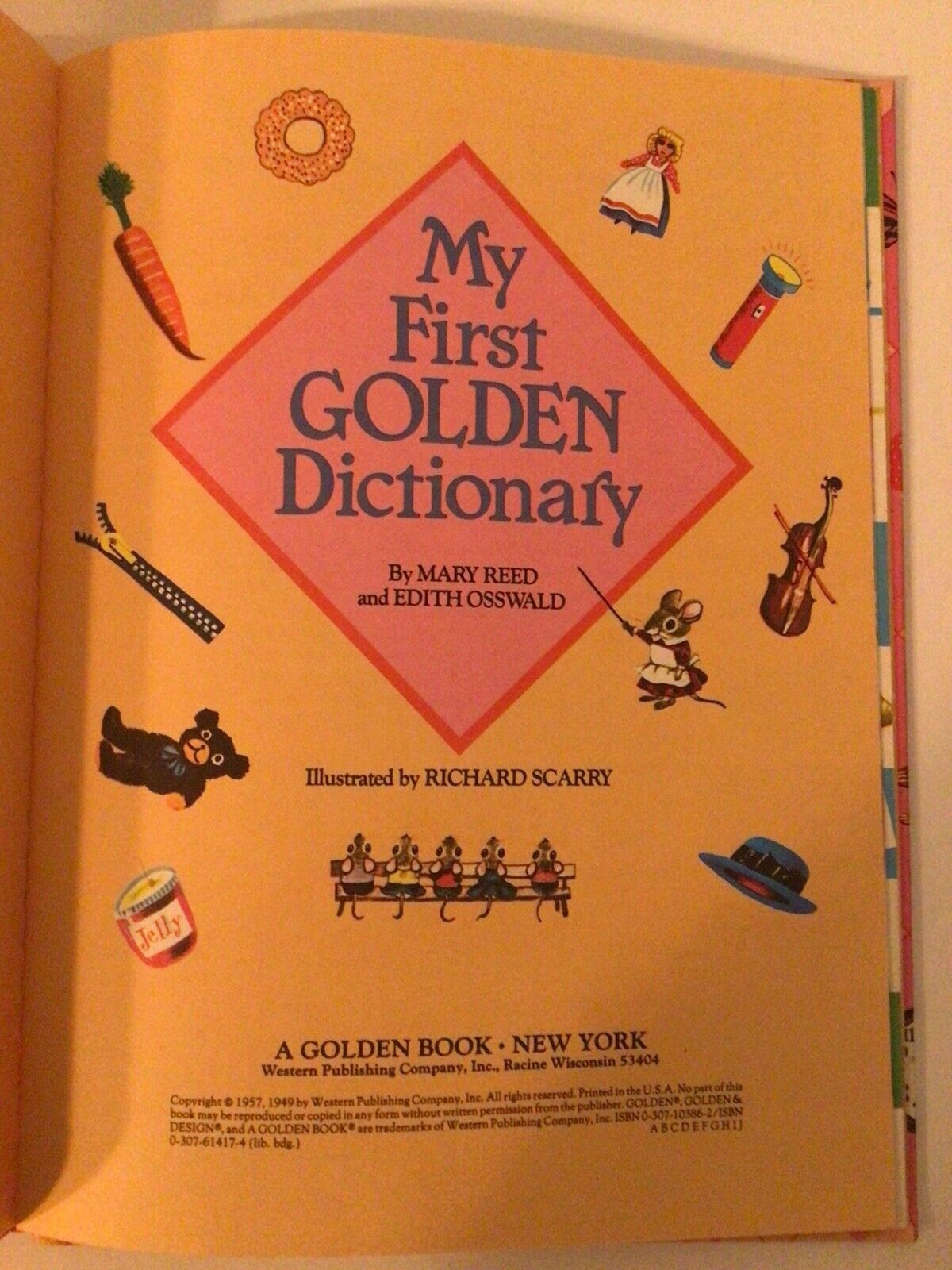 My First Golden Dictionary, A Golden Book, Richard Scarry, 1957 ...
