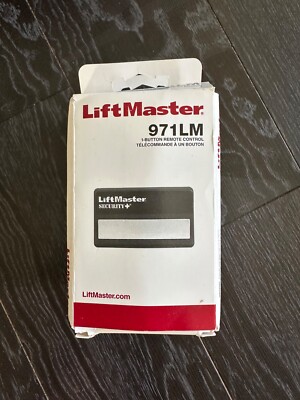 LiftMaster 971LM 1 Button Garage Door Opener Remote Control 390MHz ...