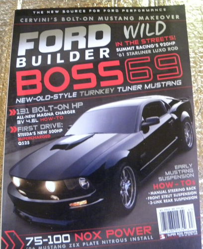 Ford Builders Magazine June 2006 Wild in the Streets / Boss 69 / 131 ...