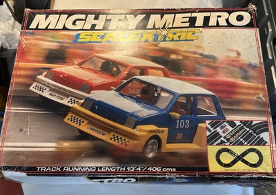 MIGHTY METRO SCALEXTRIC SET. - UNTESTED - Only one car | eBay UK