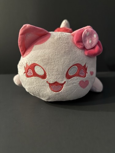Aphmau 11" Large Mystery MeeMeow KC Cake Hearts Cat Kitty Plush Catface ...