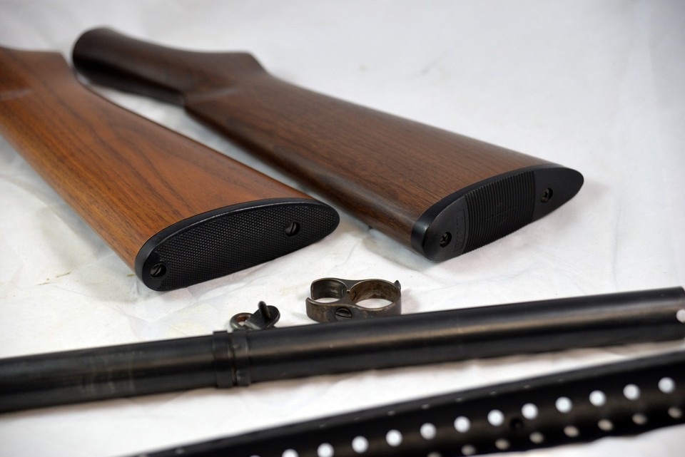 Winchester 1897 97 Trench Gun / shotgun parts lot - Stocks - Heat ...